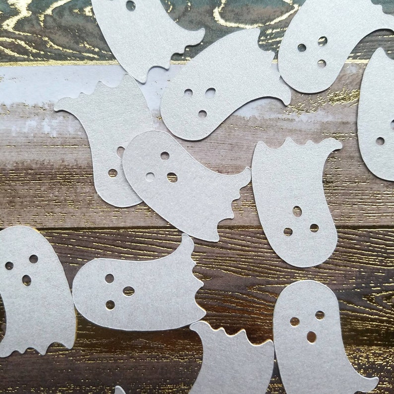 Halloween Confetti Halloween Party Ghost Confetti Halloween - Etsy