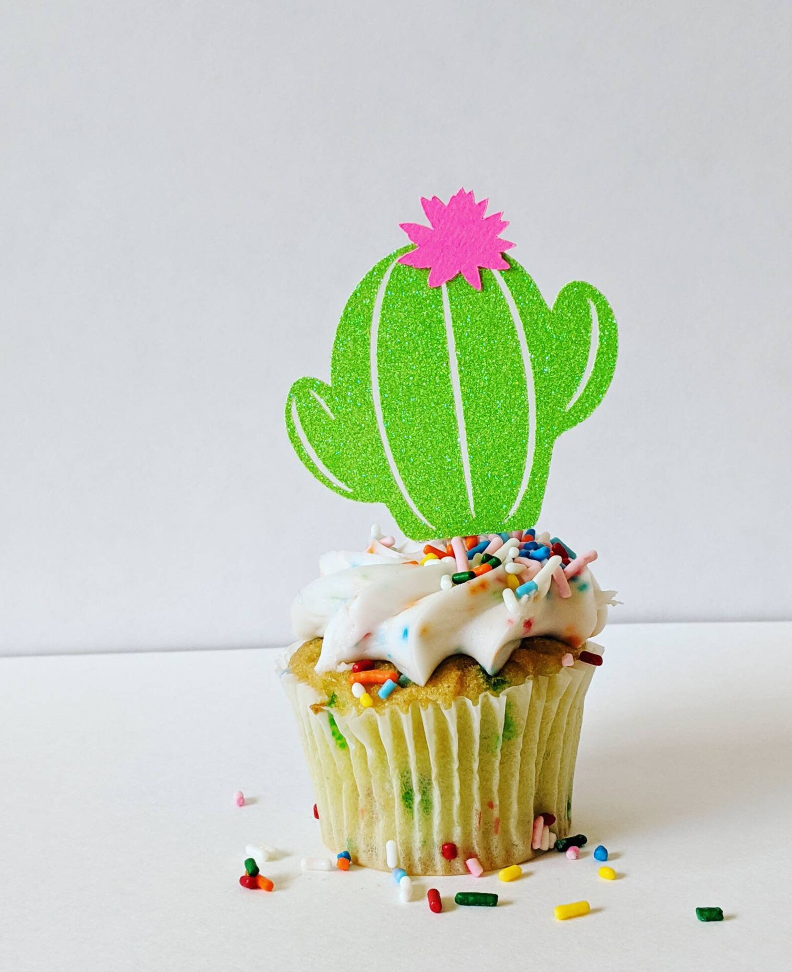 Cactus Cupcake Topper Cactus Theme Baby Shower Birthday | Etsy