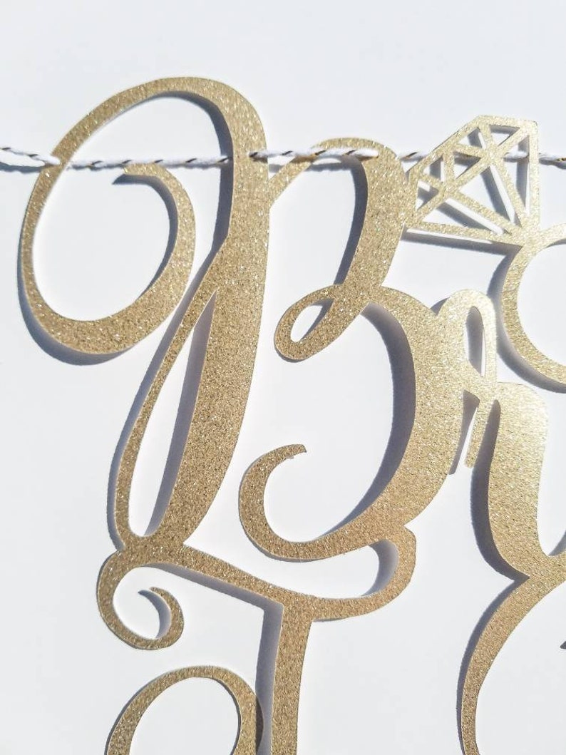 Bride to Be Banner Bridal Shower Banner Bachelorette Party | Etsy