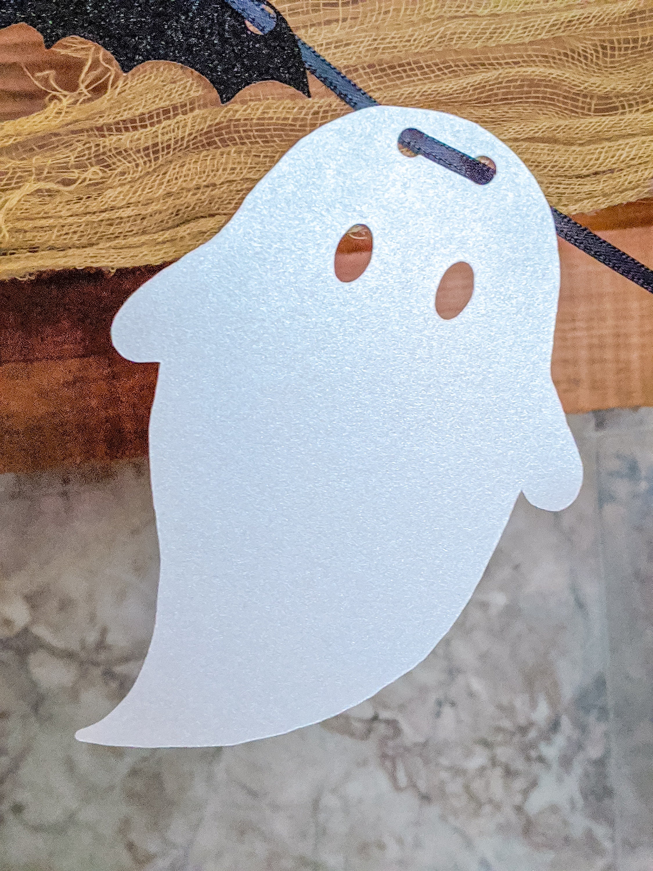 Ghost Banner Halloween Banner Ghost Garland Bat and Ghost - Etsy