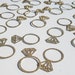Bridal Shower Confetti, Diamond Ring Confetti, Glitter Ring Confetti ...