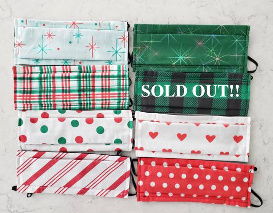 Festive Face Masks - Etsy