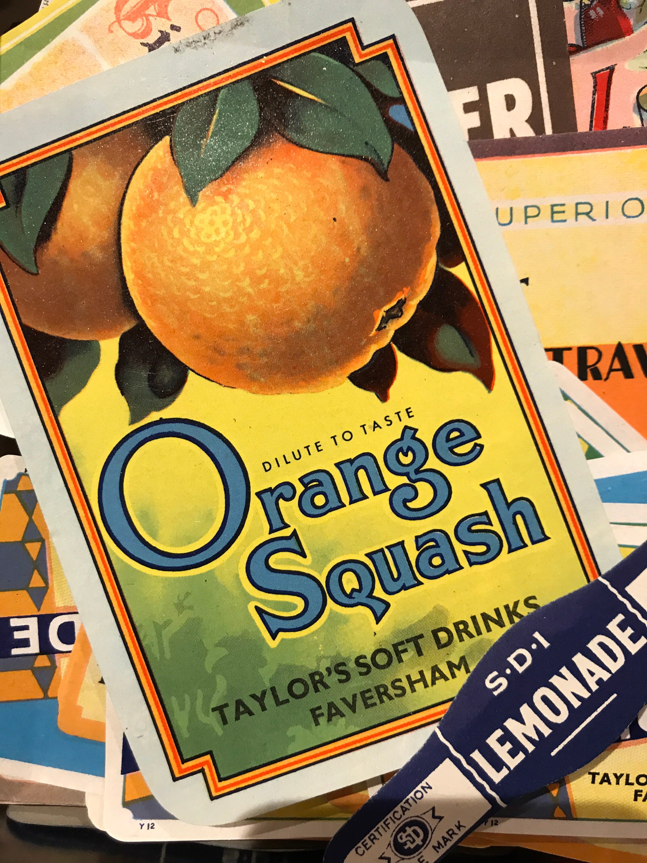 Vintage Paper Labels Mixed Set of 5 Taylors of Faversham - Etsy