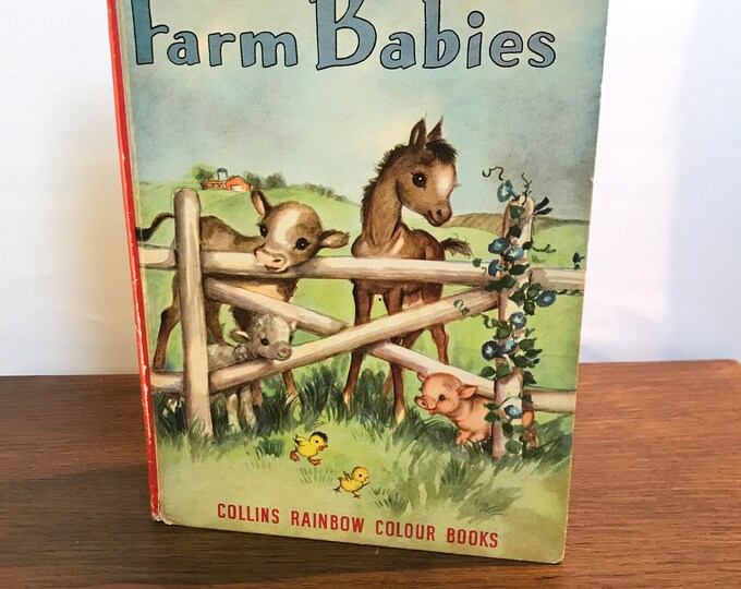 1960s Farm Babies Childrens Book, Vintage Childrens Book, Farm Animals ...