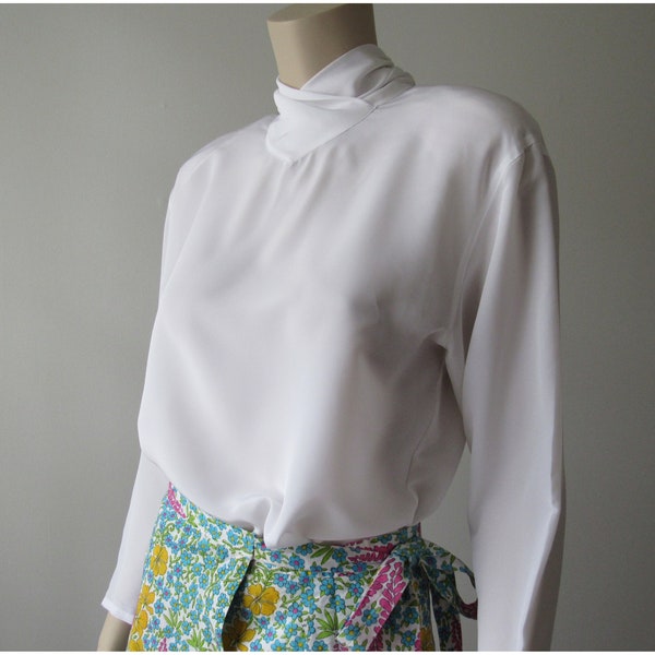 White Sheer Blouse - Etsy