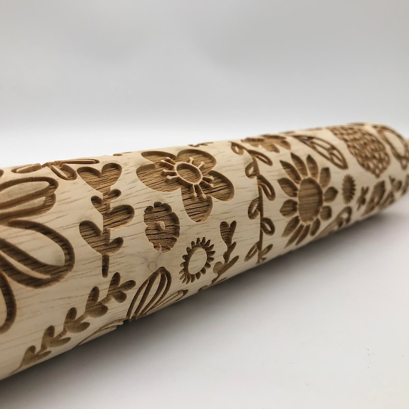 Flower Rolling Pin - Etsy