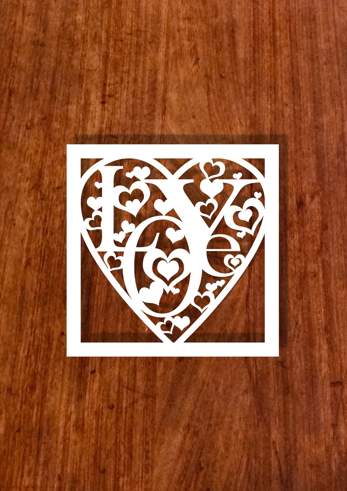 Love, Hearts, DIY Papercut, Template, Papercut Template, Valentine Gift ...