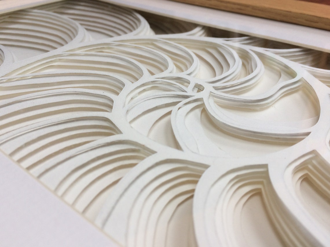Nautilus, Ammonite, Papercut, Template, Diy Template, Layered Papercut ...