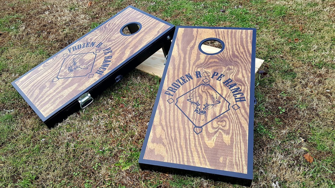 Custom Hand-painted Cornhole Boards – Fully Personalized Game Set (no ...