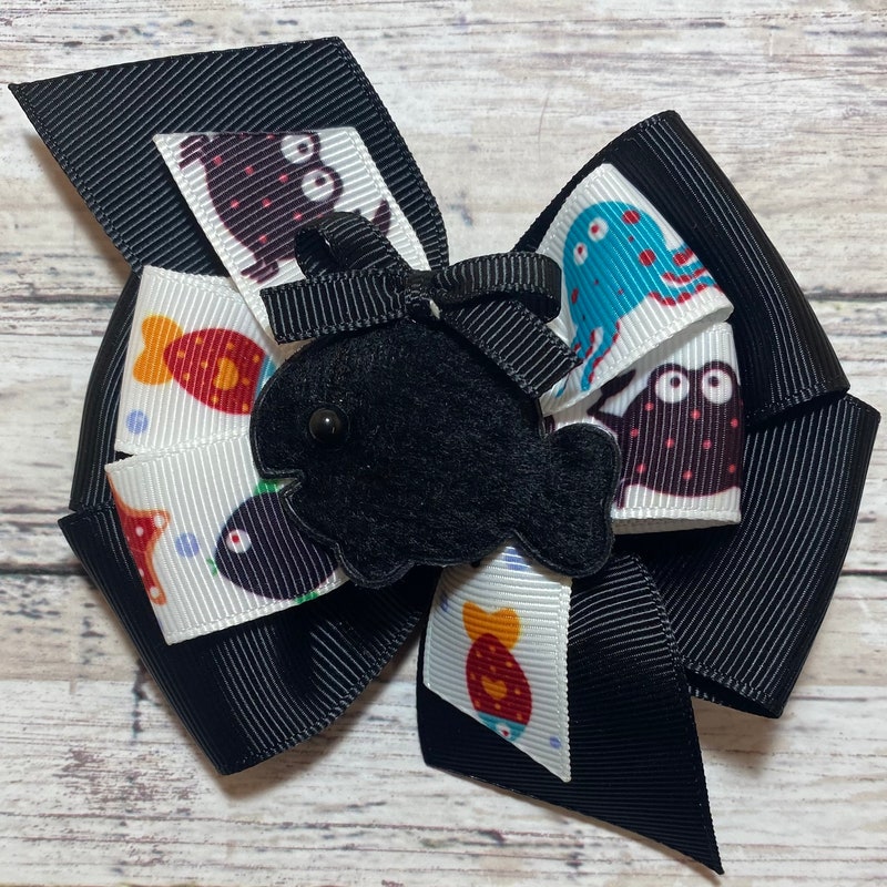 Fish Hair Bow - Etsy