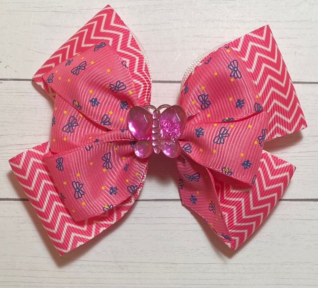 Butterfly Hair Bow, Butterfly Bow, Spring Bow, Pretty Bow, Adorable ...