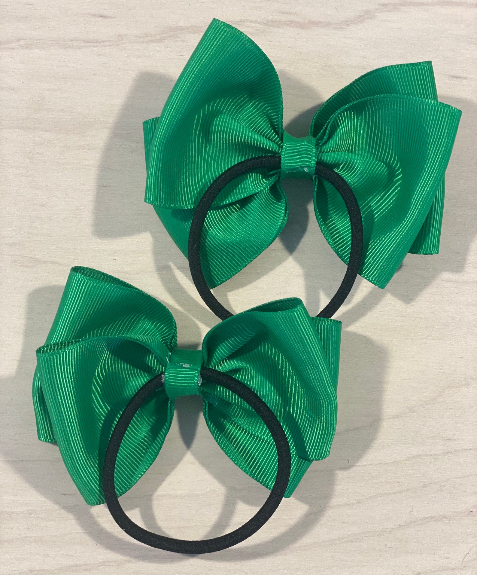 St. Patricks Day Bows Double Bows Two Bows With This - Etsy