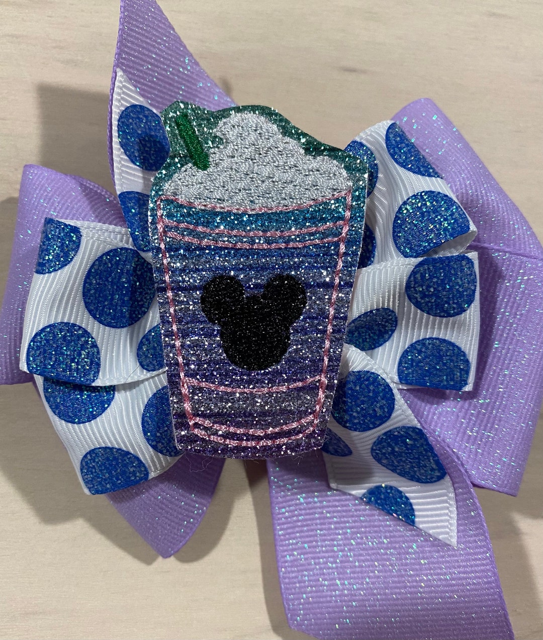 Mickey Mouse Snack Hair Bow, Mickey Bow, Disney Snack Hair Bow, Disney ...