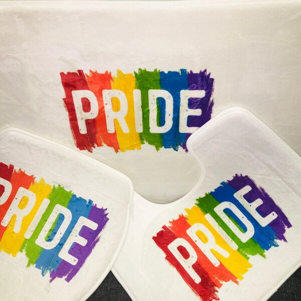 Rainbow Bathroom - Etsy