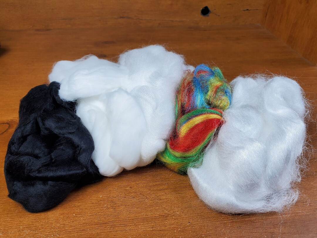 Nylon Fiber Sampler, Blending Fibers, Spinning Add Ins - Etsy
