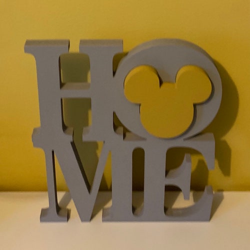 Mickey Mouse Wall Décor Home Sign Disney Home Décor House - Etsy