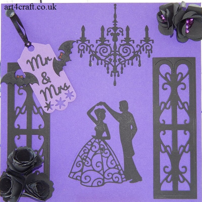 Gothic Wedding Card - Etsy UK