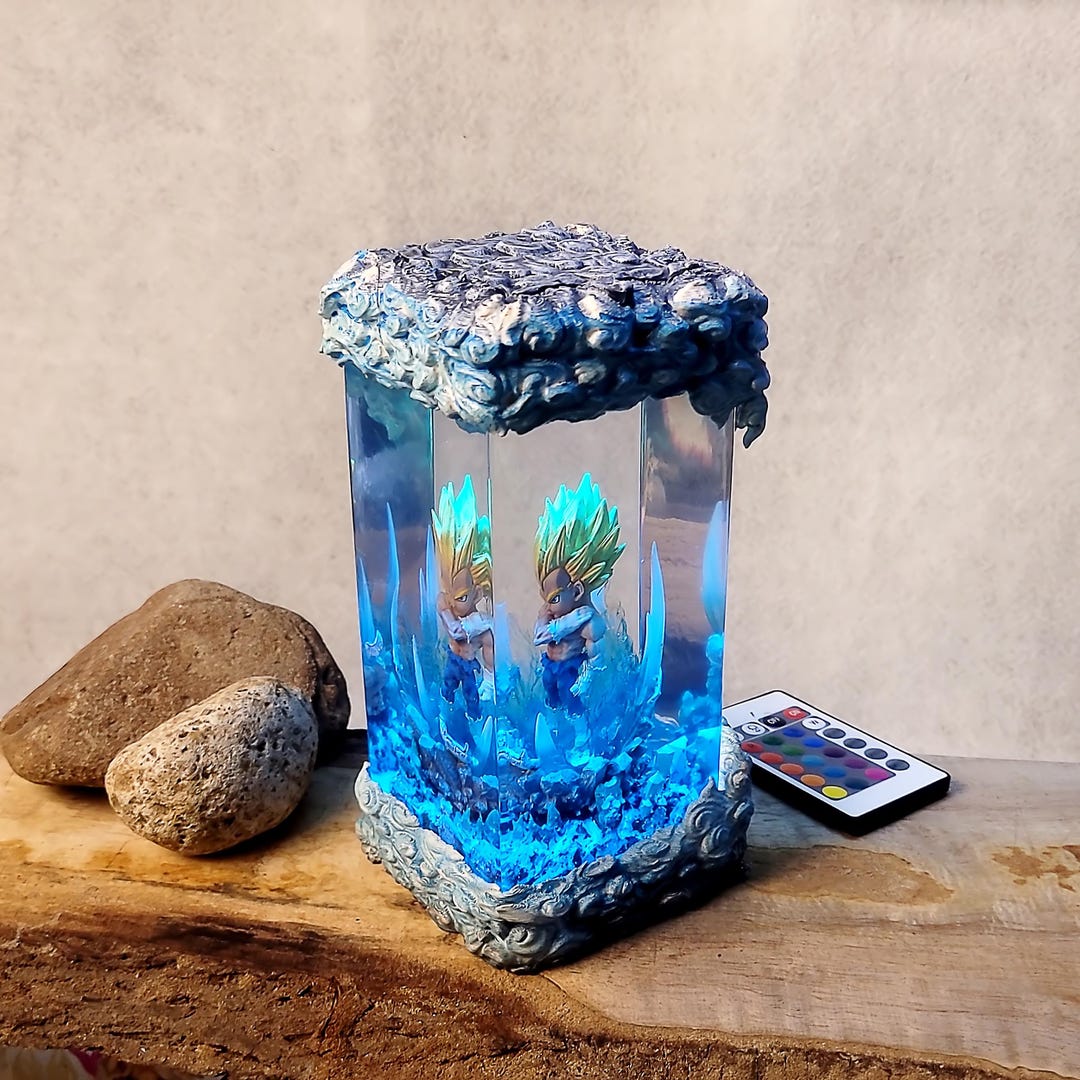Ve.geta Epoxy Resin Lamp, Dra.gon Lamp Custom Resin Lamp, Resin Wood ...