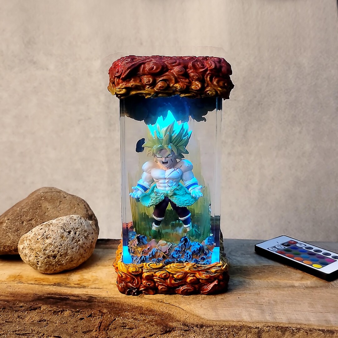 Bro.ly Epoxy Resin Lamp, Dra.gon Lamp Custom Resin Lamp, Resin Wood Art ...