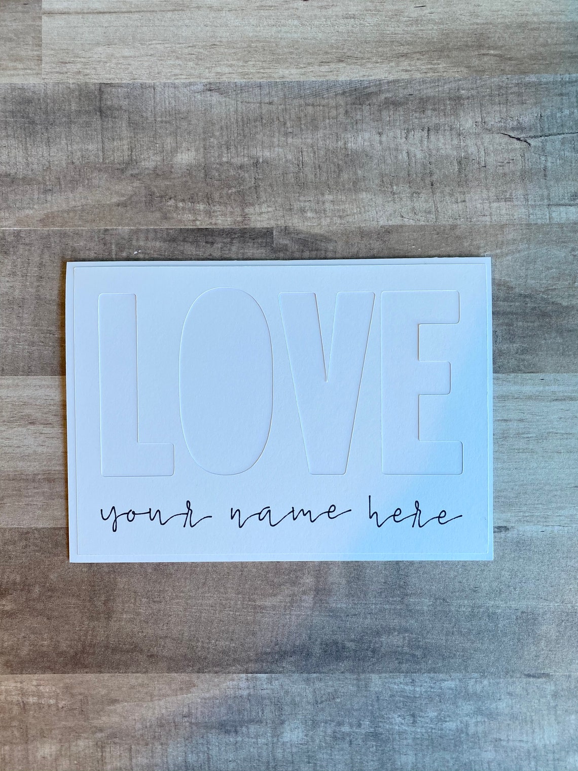 Handmade Wedding Thank You Photo Insert Card Wedding Thank - Etsy