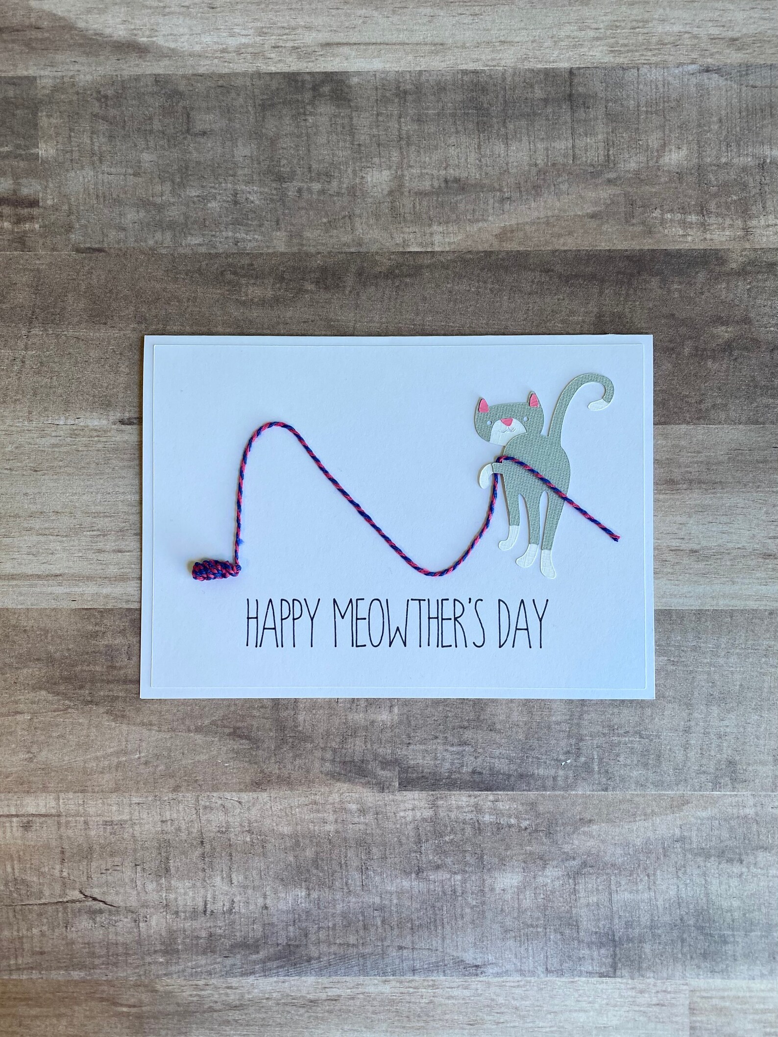 Handmade Happy Meowther's Day Greeting Card Happy - Etsy