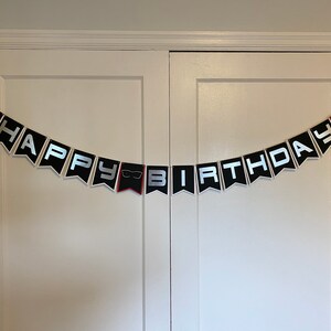 Terminator Themed Birthday Banner Terminator Party - Etsy