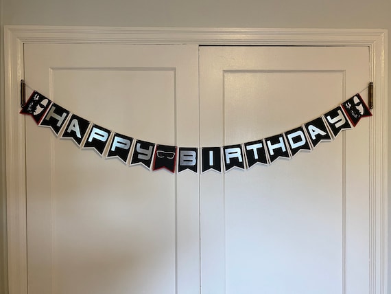 Terminator Themed Birthday Banner Terminator Party | Etsy