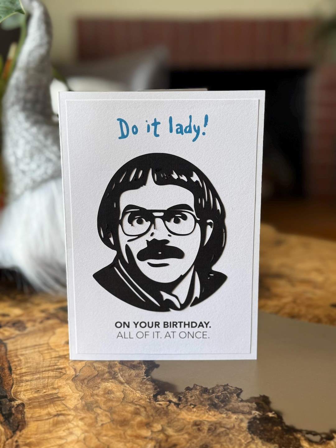 Handmade "do It Lady!" Chit Birthday Card | All of It. at Once. | Chit ...