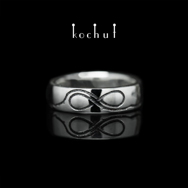 Tree of Life Ring With Infinity. Promise Ring for Him. Unique | Etsy