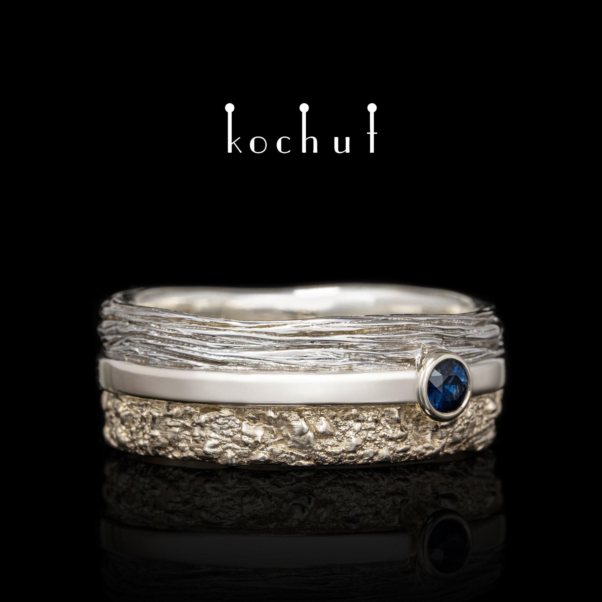 Matching Rings for Couples Weddings. Unique Wedding Band. - Etsy