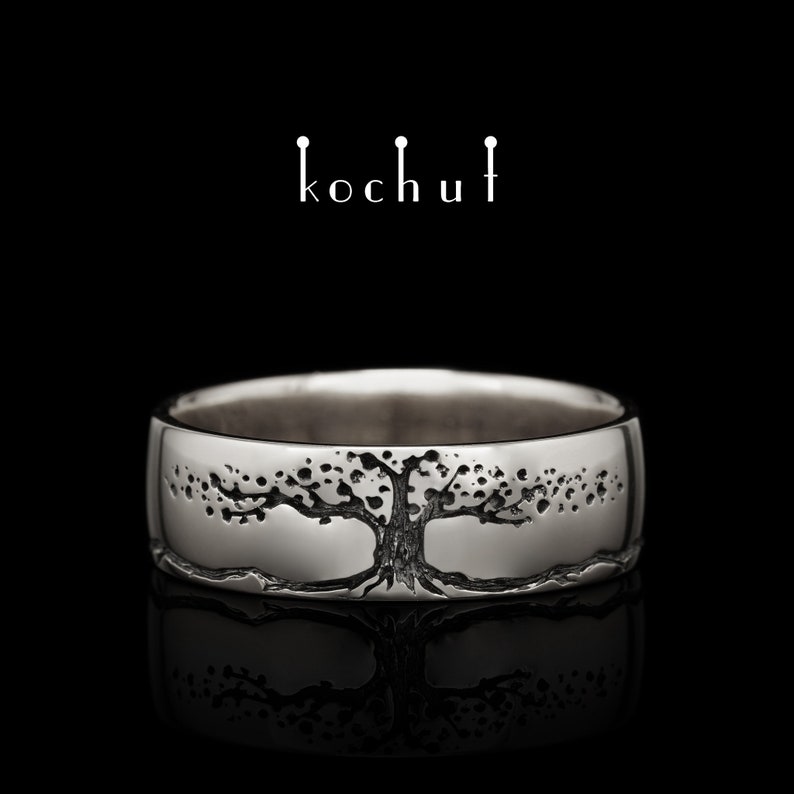 Tree of Life Ring With Infinity. Promise Ring for Him. Unique - Etsy