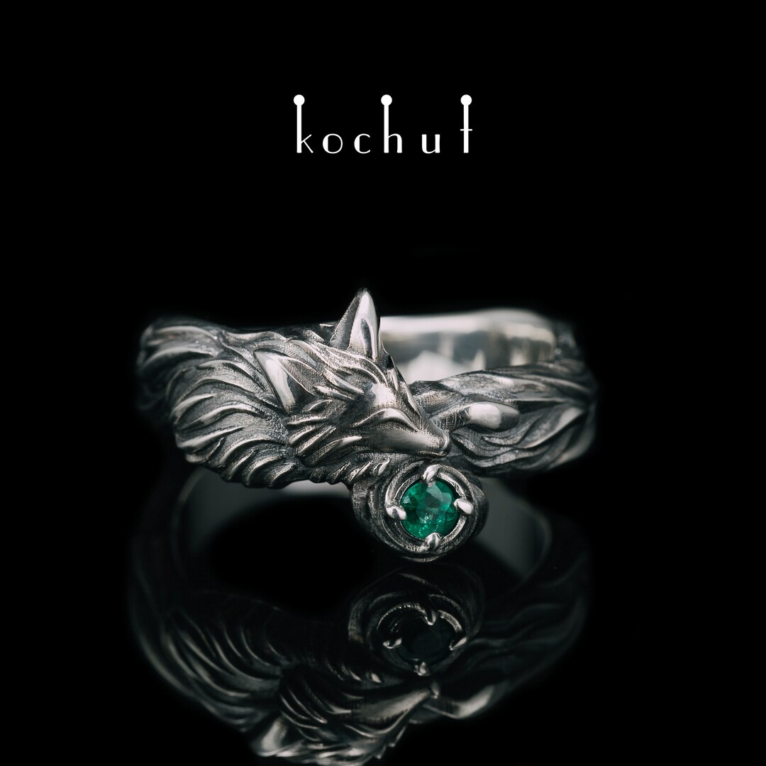 Fox Ring Sterling Silver. Fox Jewelry for Women. Unique - Etsy
