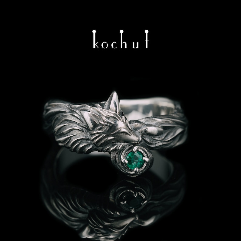 Fox Ring Sterling Silver. Fox Jewelry for Women. Unique | Etsy