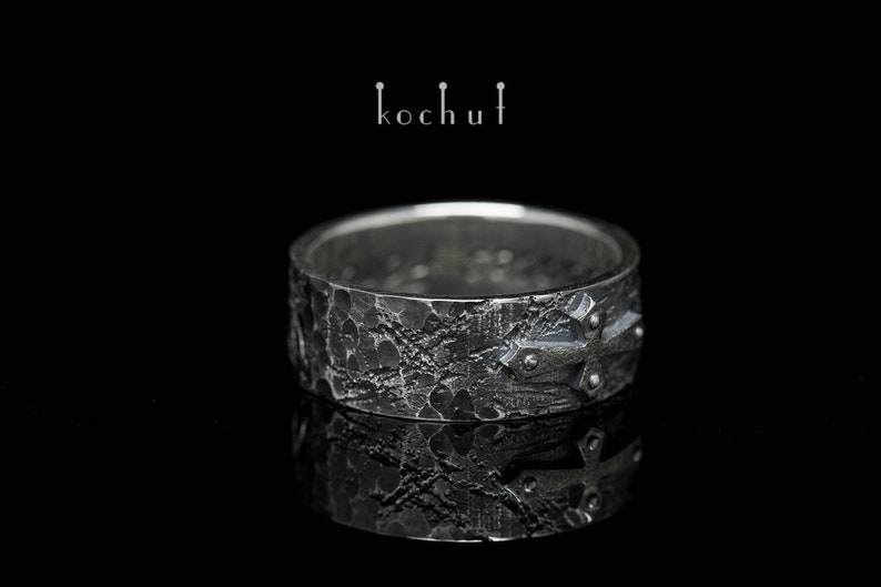 Medieval ring men. Viking wedding ring. Male wedding band | Etsy