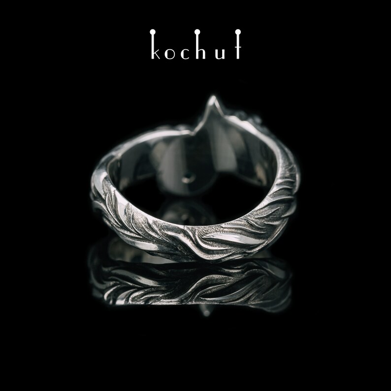 Fox Ring Sterling Silver. Fox Jewelry for Women. Unique | Etsy