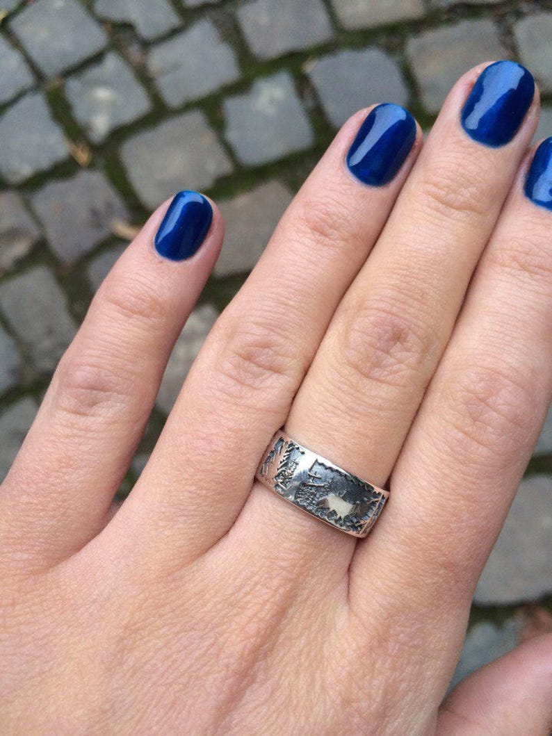 Pack of Wolves Wolf Ring Men Silver. Nature Inspired Ring. | Etsy