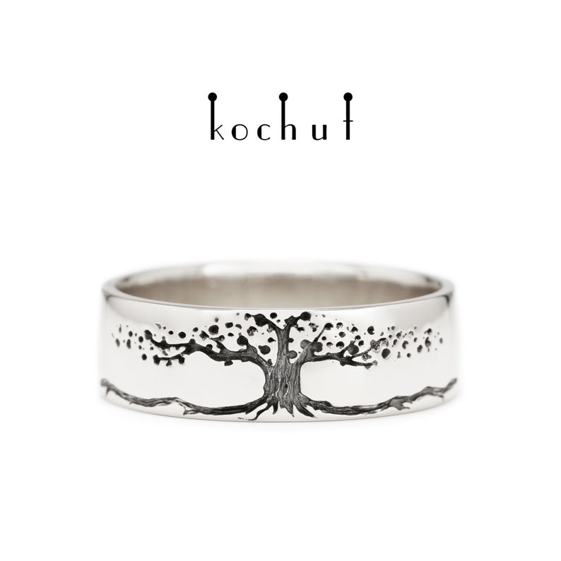 Tree of Life Ring With Infinity. Promise Ring for Him. Unique - Etsy