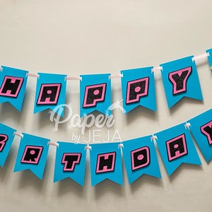 PP Girls Inspired Banner/power Puff Girls Party/bubbles - Etsy
