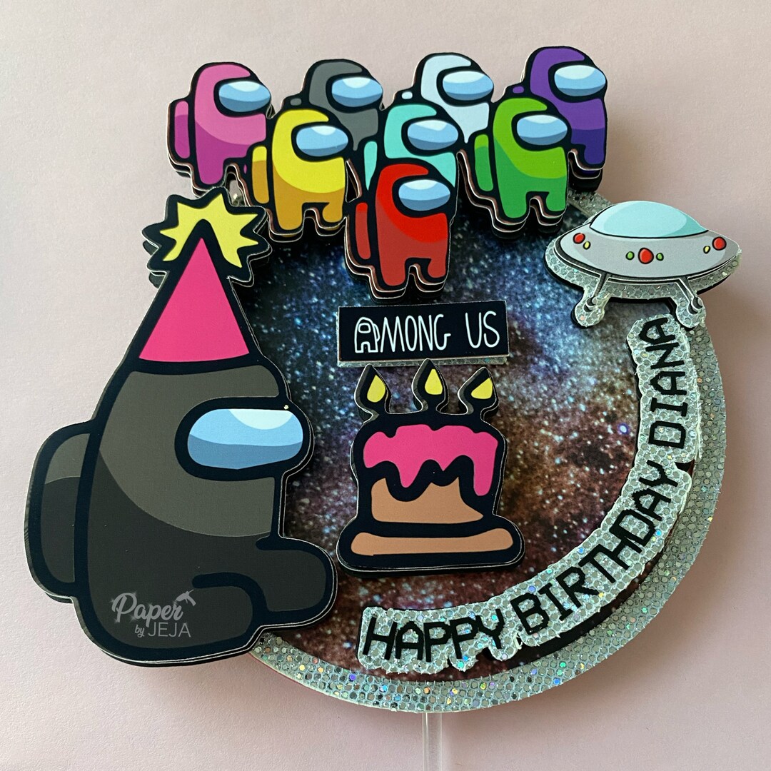 Among Us Cake Topper - Etsy