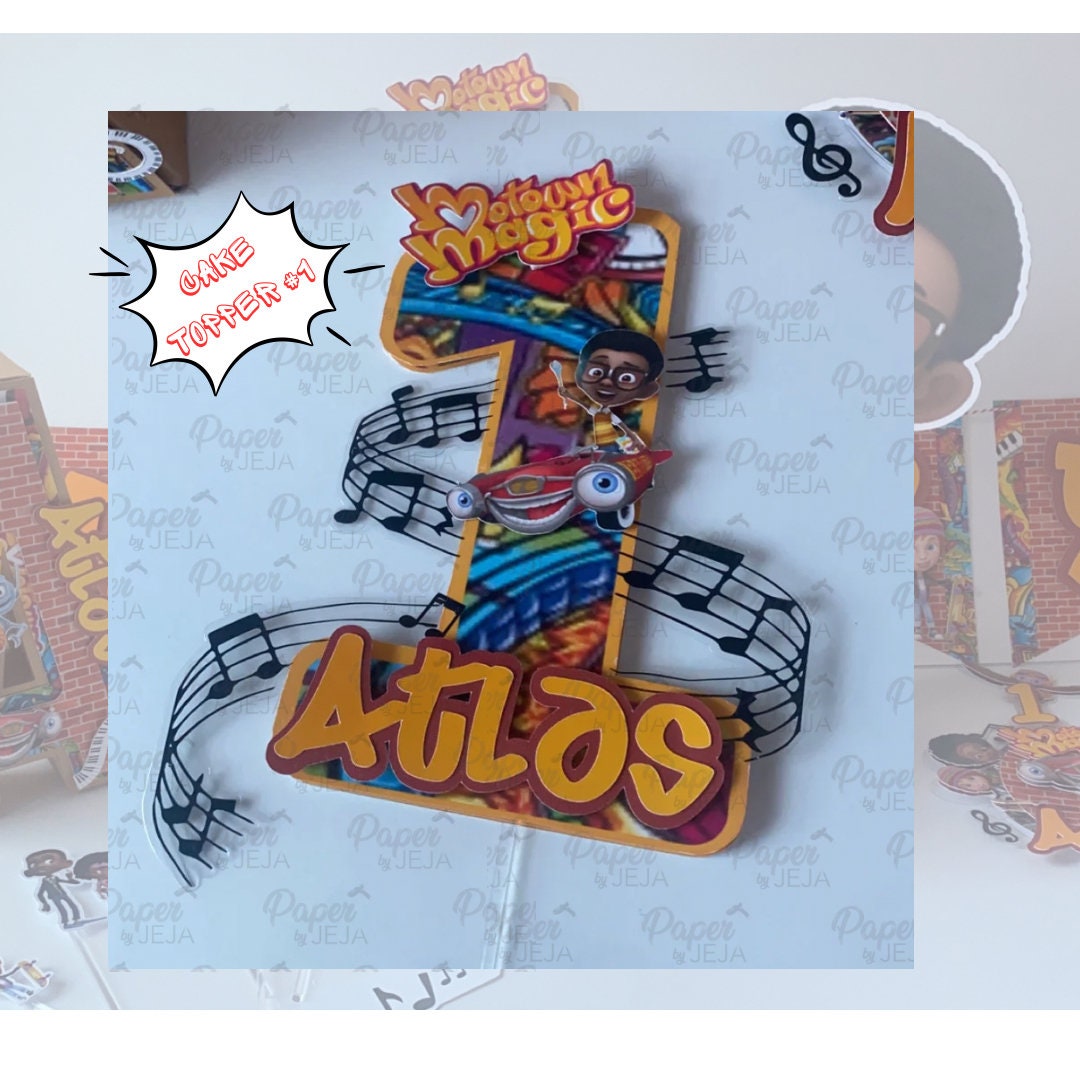 Motown Cake Topper/motown Banner/motown Cutouts/motown 3d Letter - Etsy