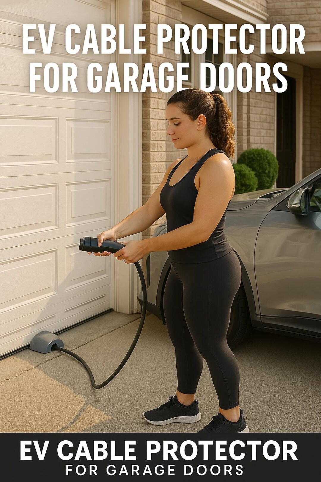 EV Cable Protector for Garage Doors – Durable Pass-through for Electric ...