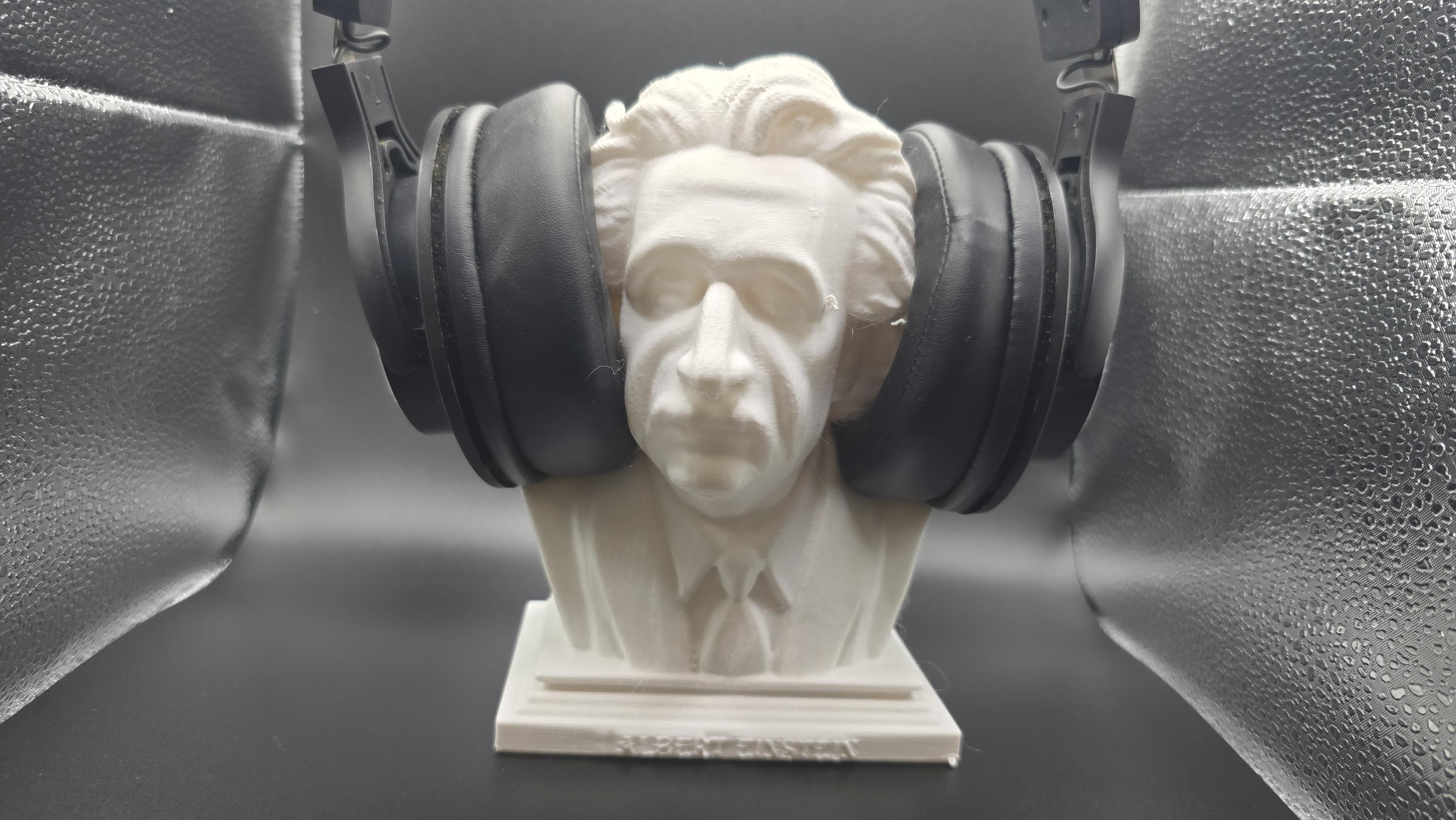 Albert Einstein Minimalist Statue Bust/ Headphone Holder. - Etsy
