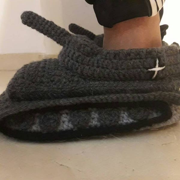 Tank Slippers - Etsy