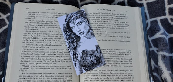 Wonder Woman Bookmark Set Strong Women Book Marks Gal | Etsy