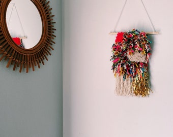 70s Rya Latch Hook Rug Cattails in the Sunset, Mid Century Lo-hi Wall ...