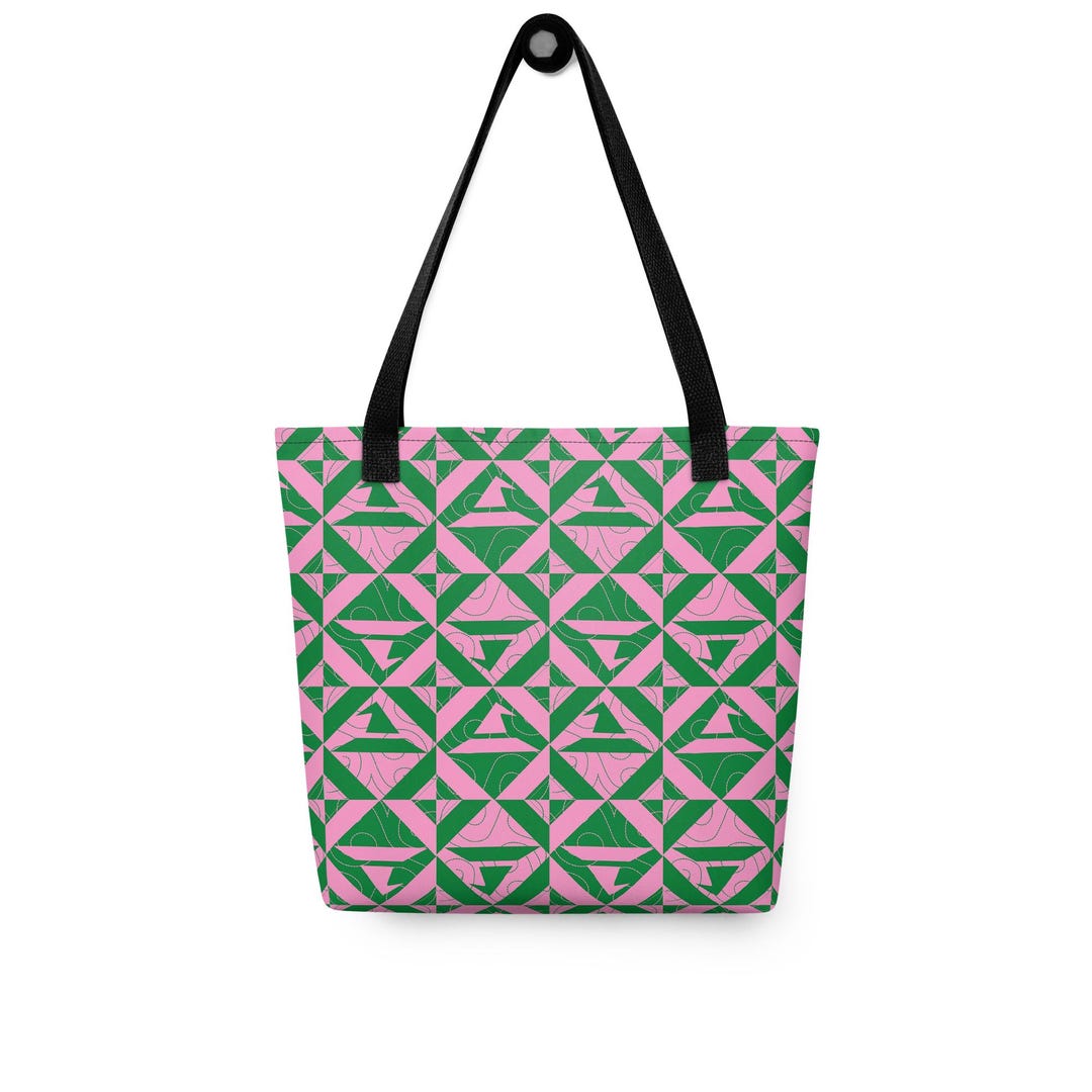 Wicked Cute Quilt Block Inspired Style Galentines Special Tote Bag - Etsy