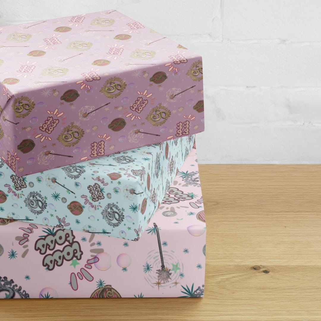 Glinda of Oz Wicked Inspired Movie Fan Wrapping Paper Sheets - Etsy