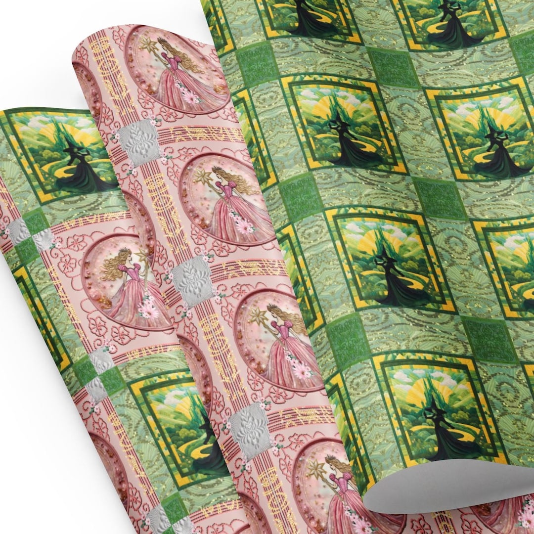 Wicked 3 Different Design Themed Glinda and Elphaba Original Art ...