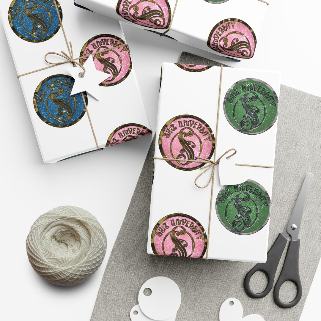 Wicked Movie Inspired Glitter Aesthetic Look Gift Wrapping Paper Roll ...