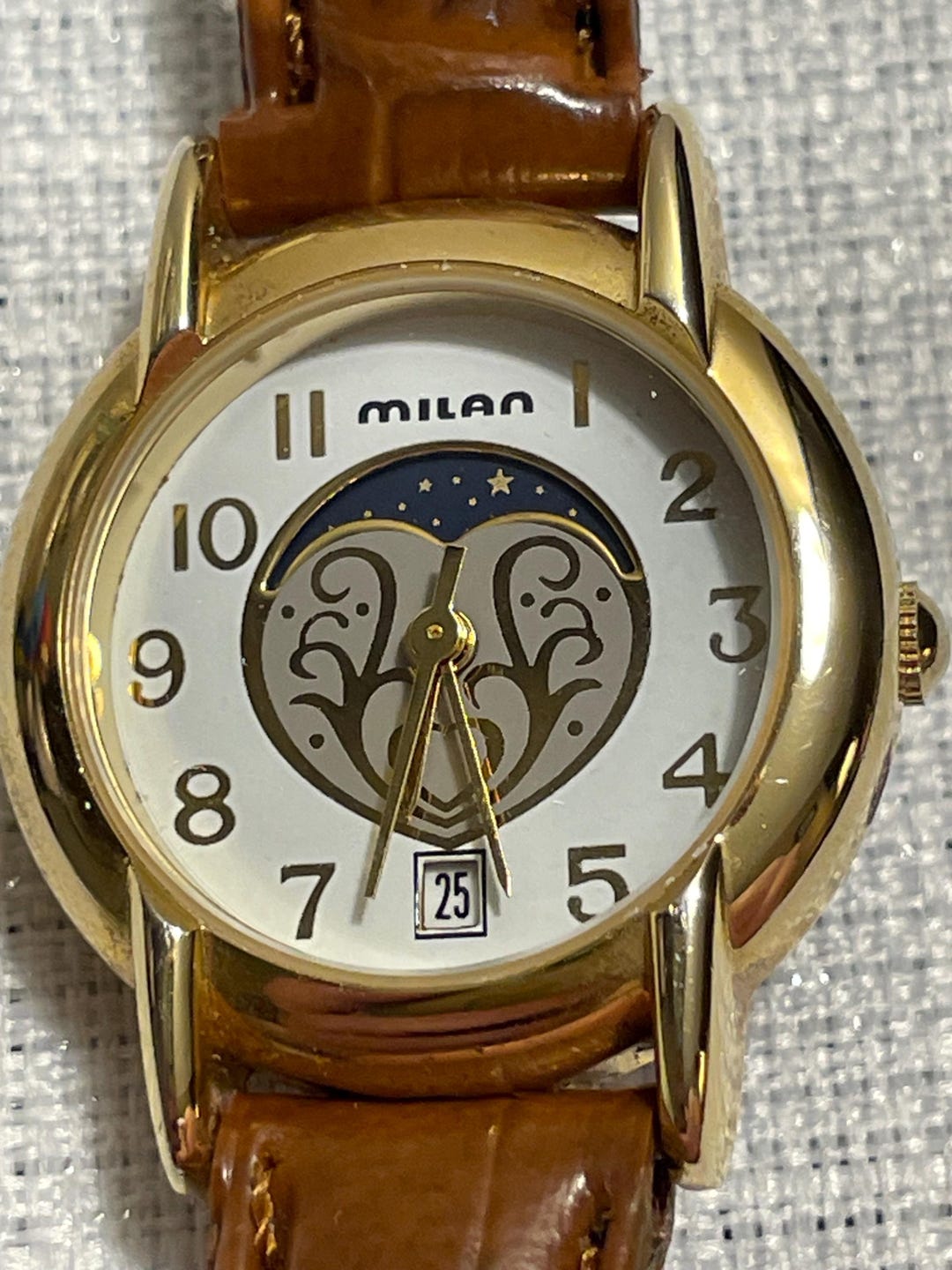 Rare Milan MLN783 Ladies Moon Phase Heart Quartz Watch Women’s Watch - Etsy